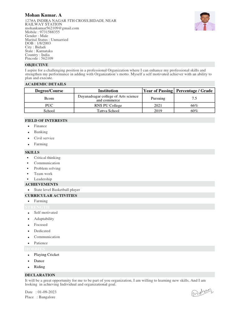Mohan Resume DXC | PDF