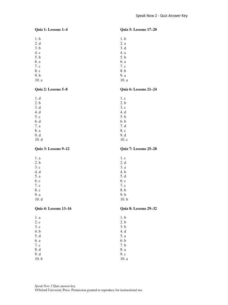 SN2 Quiz Answer Key | PDF
