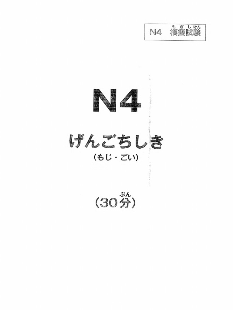 Try N4 Vietnamese-Trang | PDF