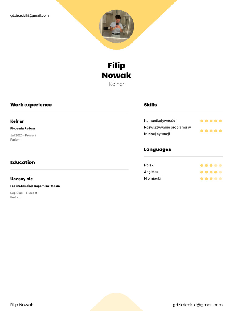 CV Filip Nowak 08 09 2023 13 48 08 | PDF