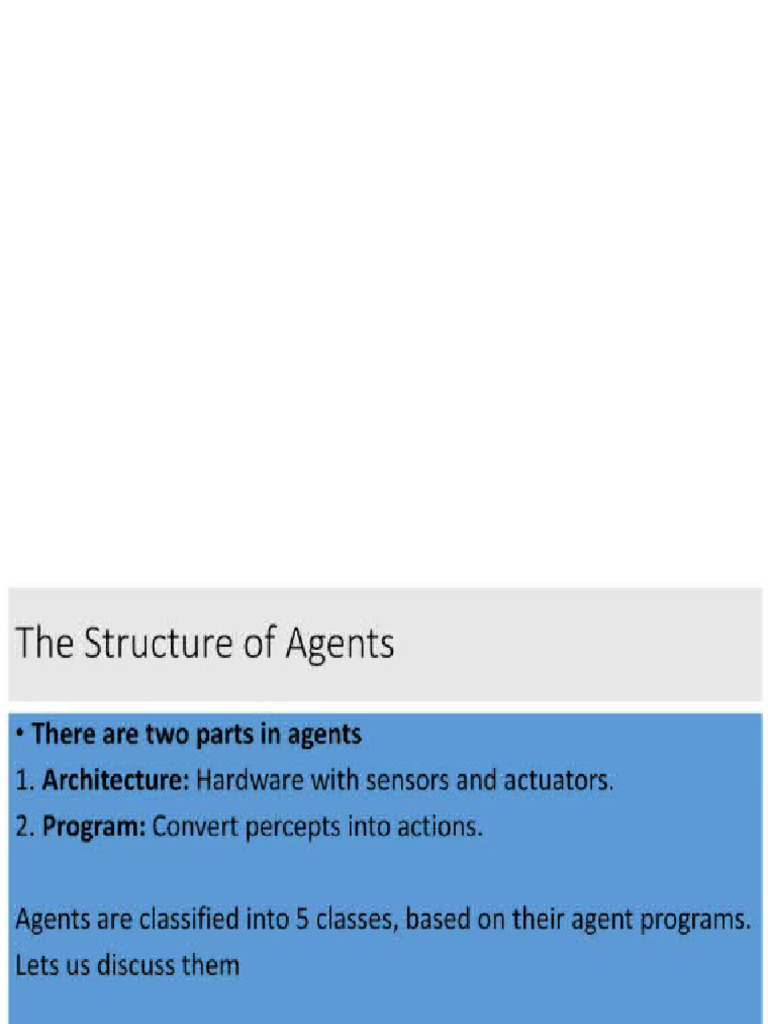 Types of Agents | PDF