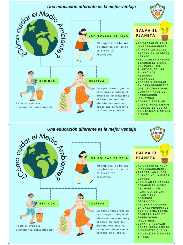 Consejos para Cuidar el Medio Ambiente | PDF | Reciclaje | Residuos