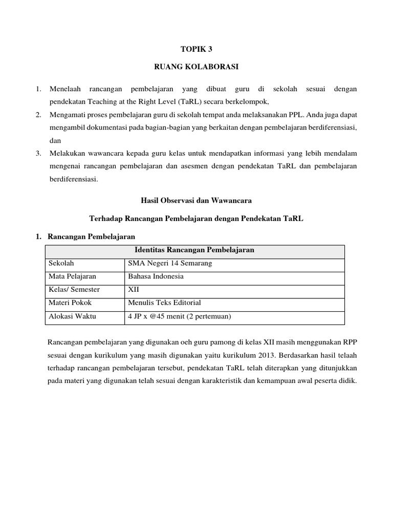 Prasetya Iqbal Musti W. - RUANG - KOLABORASI - T3 | PDF