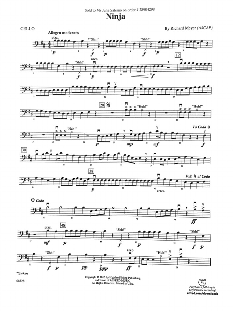 Ninja Richard Meyer Cello | PDF