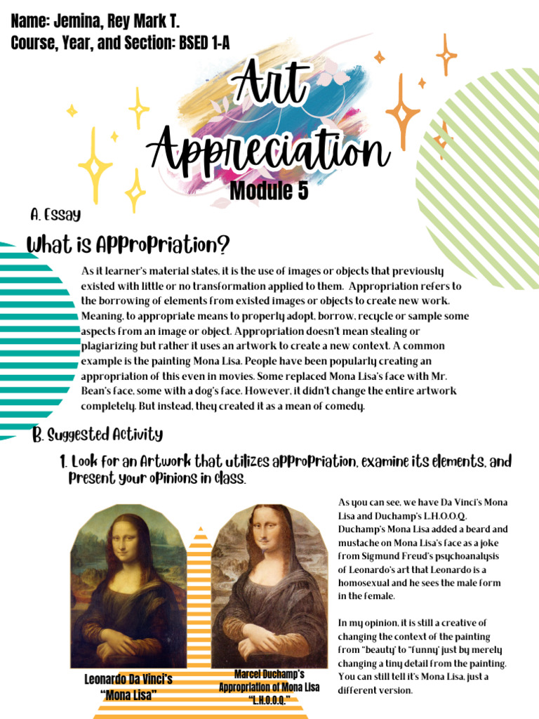 Art Appreciation Module 5 and 6 | PDF