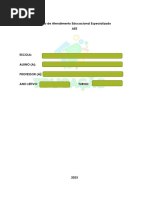 Ficha De Matrícula Do Aee Pdf Educação Especial