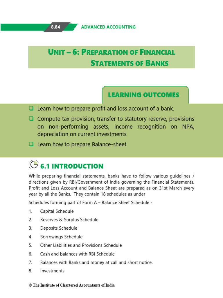 Unit 6 Banking Companies Final Acc | PDF | Banks | Reserve Bank Of India