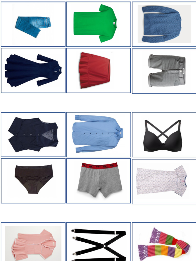 ROPA Categorias | PDF
