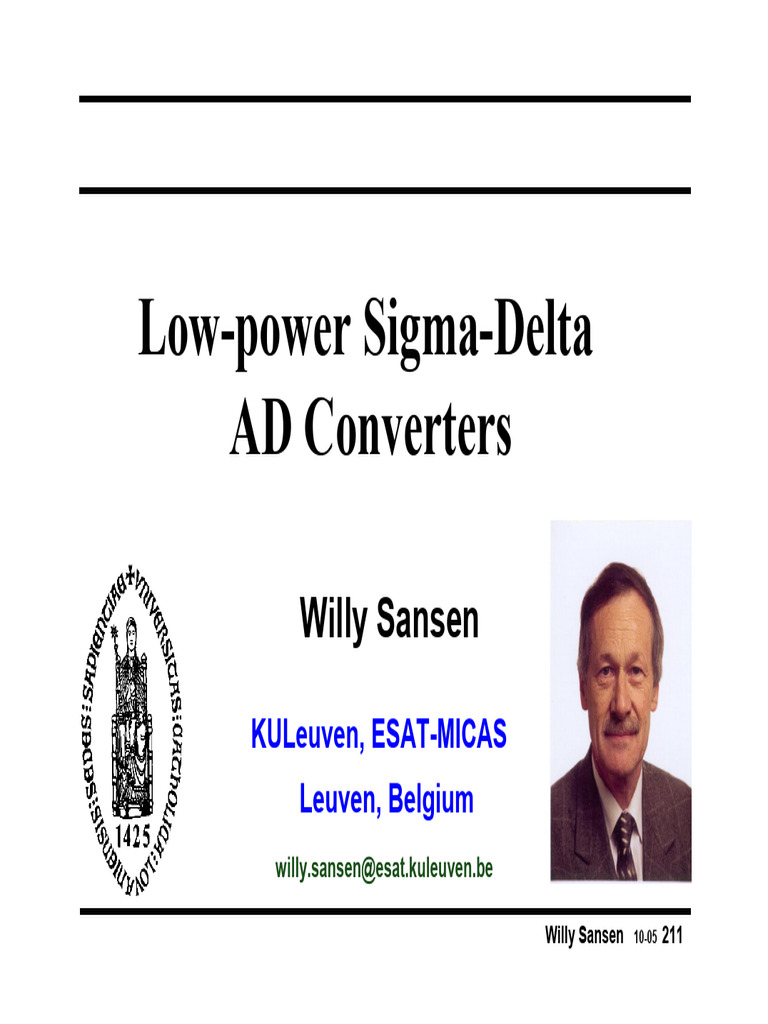 DSM Adc Design | PDF | Computer Science | Electromagnetism