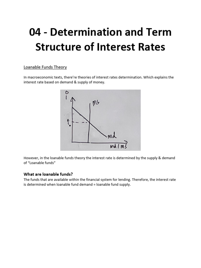4 - Term Structures Theories | Download Free PDF | Yield Curve | Interest