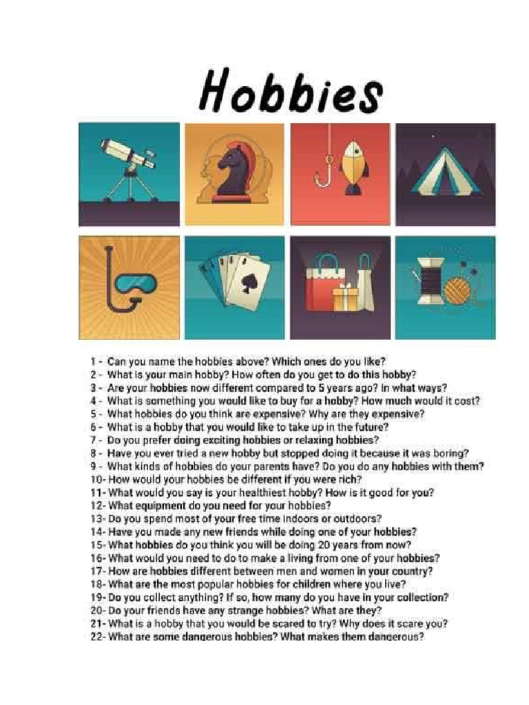 Hobbies - Discussion | PDF