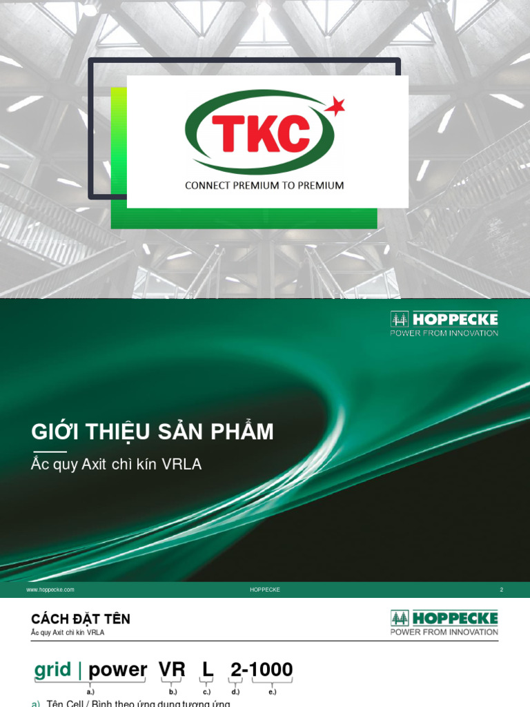 NEW - Product Portfolio VRLA Batteries Vie TKC Hoppecke | PDF