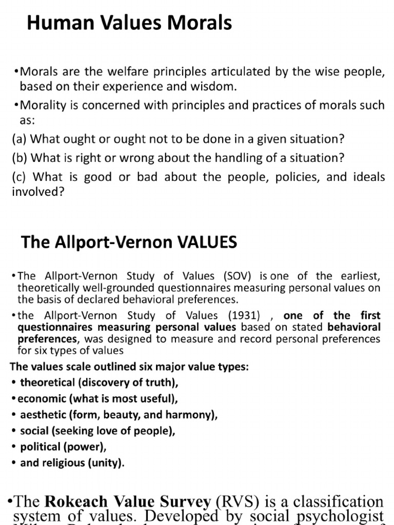 Values | PDF