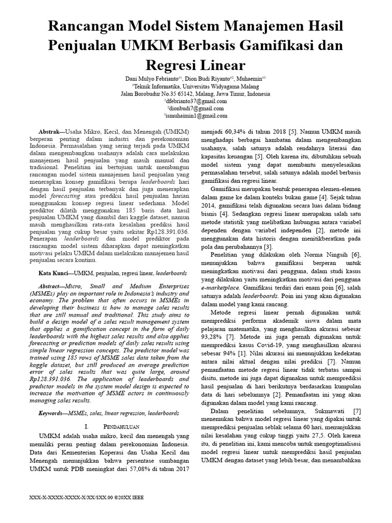 Final Project Gamifikasi ML | PDF