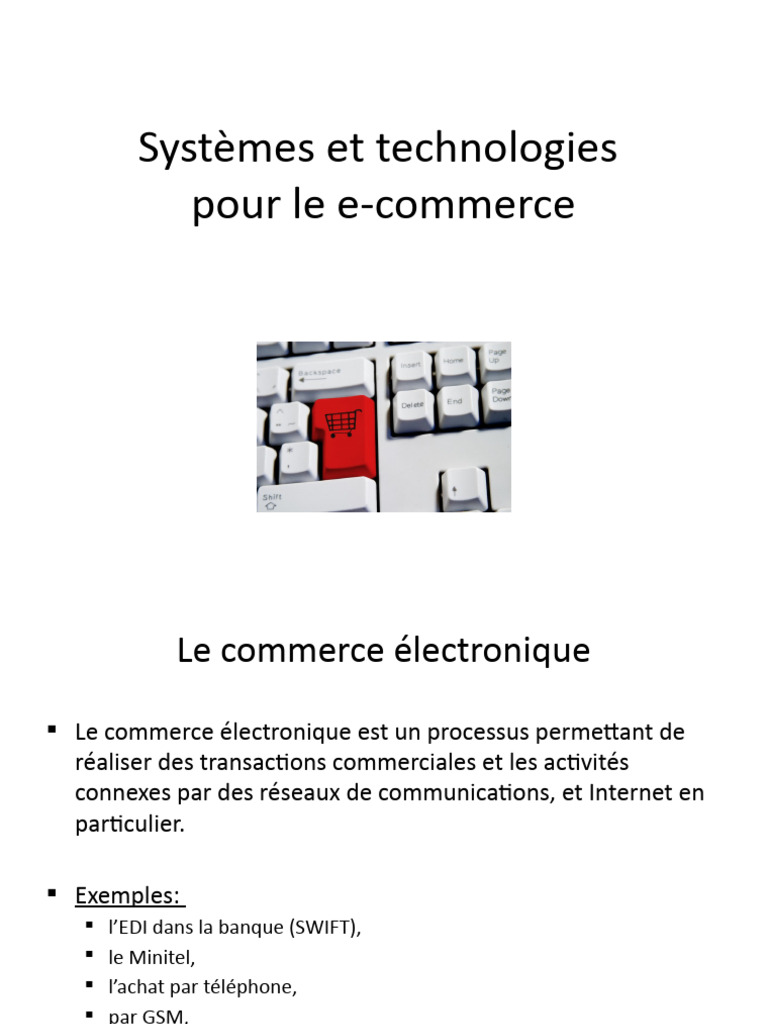 E-commerce : Tech et Stratégies | PDF | Commerce électronique | Progiciel de gestion intégré