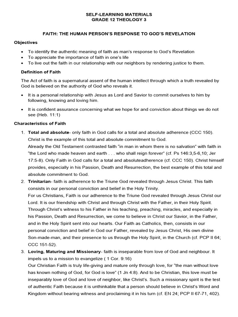 Theology 3 Notes | PDF | Confirmation | Eucharist