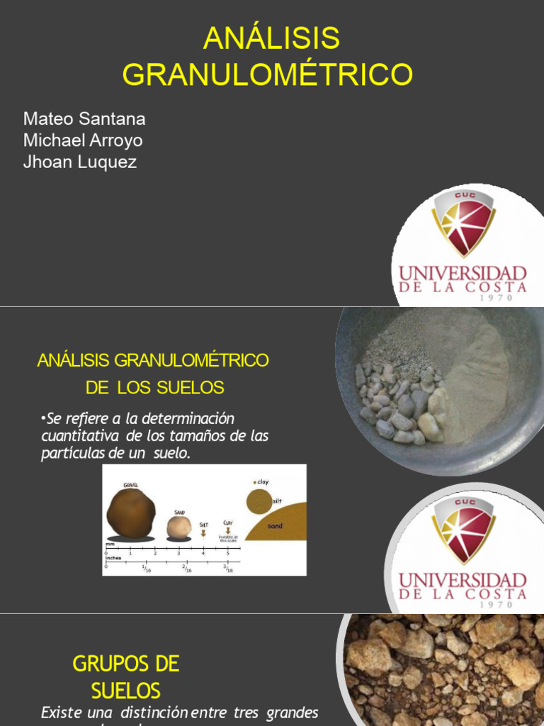 Analisis Granulometrico | Descargar gratis PDF | Suelo | Arcilla