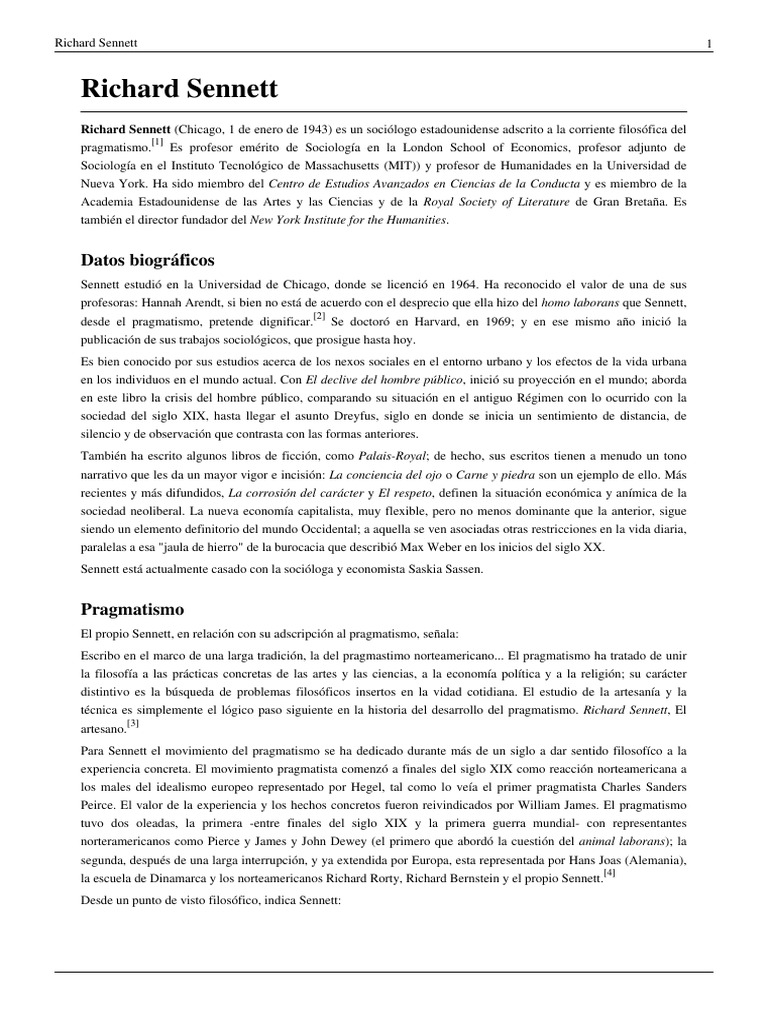 Sennet Richard | PDF