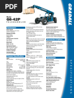SkyTrak 12054 Specifications & Load Chart | PDF | Horsepower | Car