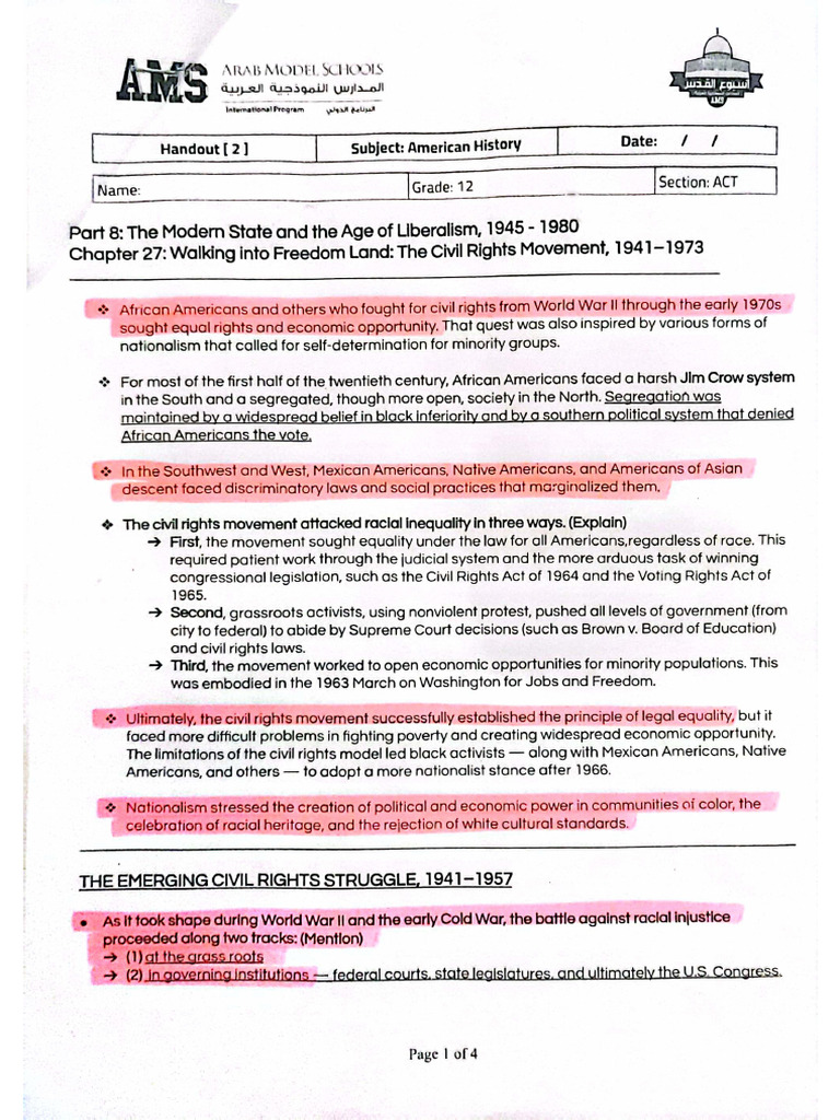 Handout 2 - Grade 12 | PDF