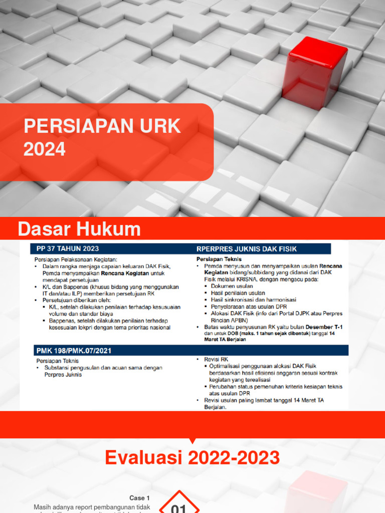 Materi Persiapan URK 24 Dan Perubahan Dimensi Bangunan | PDF