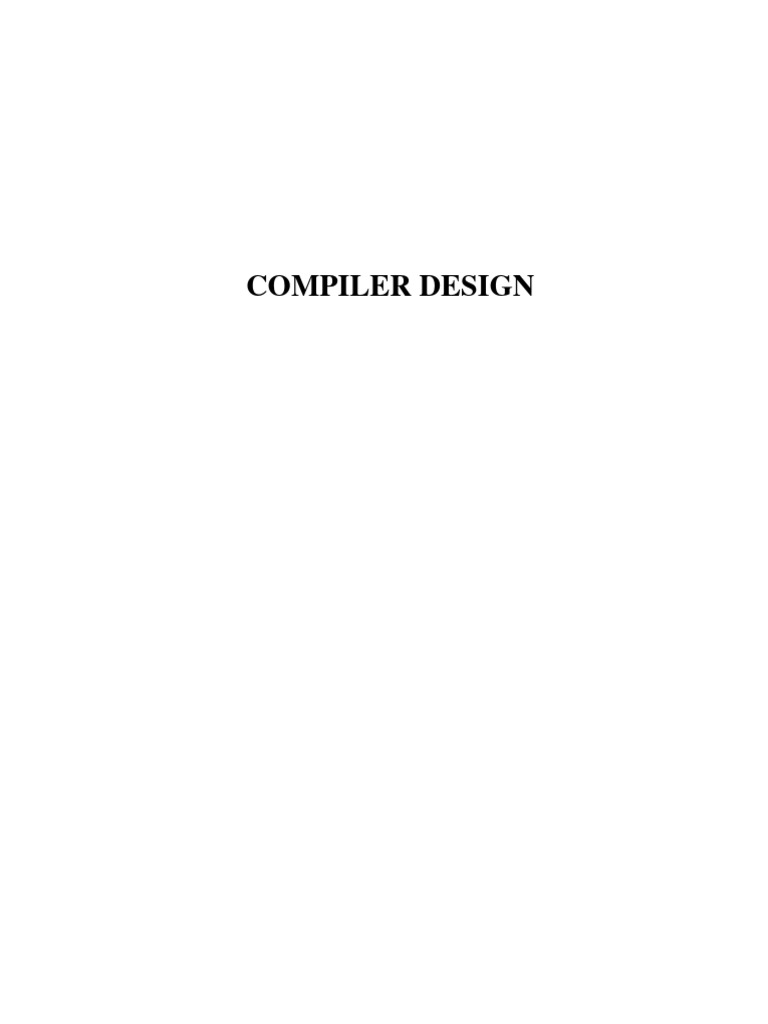Notes Compile Complete | PDF | Parsing | Compiler