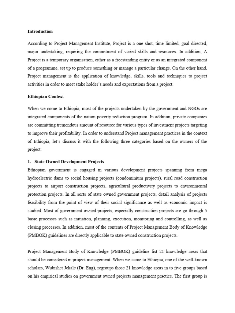 Project Management Note | Download Free PDF | Capital Budgeting | Net ...