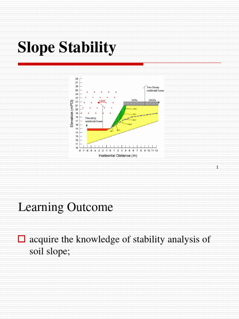C3 Slope Stability | PDF | Applied And Interdisciplinary Physics | Civil Engineering
