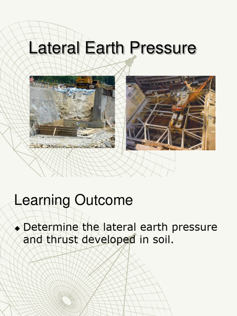 C2 Lateral Earth Pressure | PDF | Physics | Soil