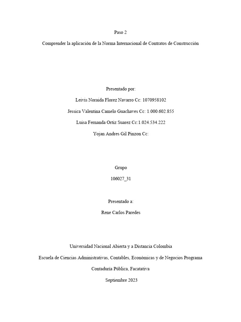 Grupo 106027 - 31 - Paso 2 | PDF | normas internacionales de ...