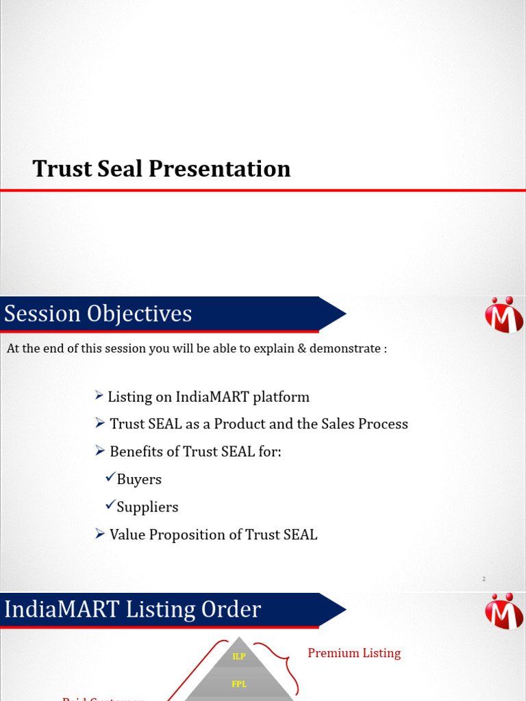 3a) Trust SEAL Ver 1.8 110118 | PDF | Credential | Service Industries