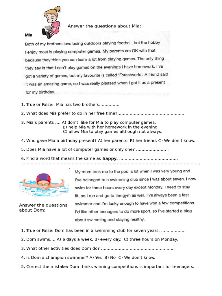 Short Readings | PDF