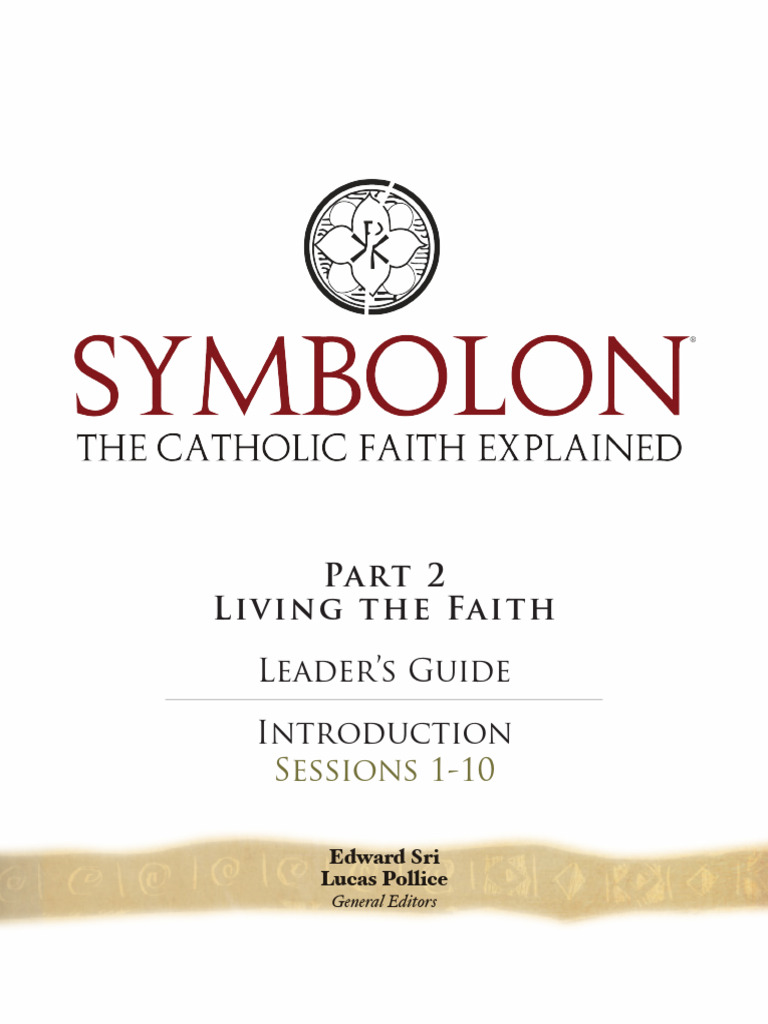 Symbolon Part 2 Living The Faith Leader Guide PDF | Download Free PDF ...