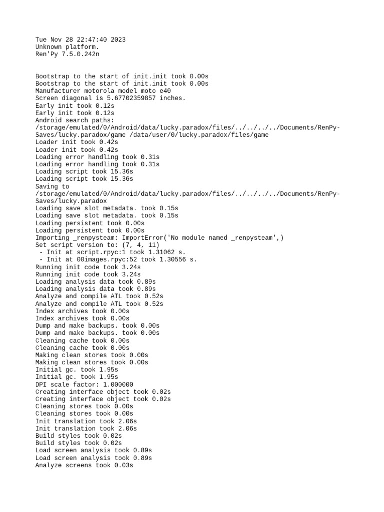 Log | PDF | Software Engineering | Computer Architecture Log | PDF | Software Engineering | Computer Architecture