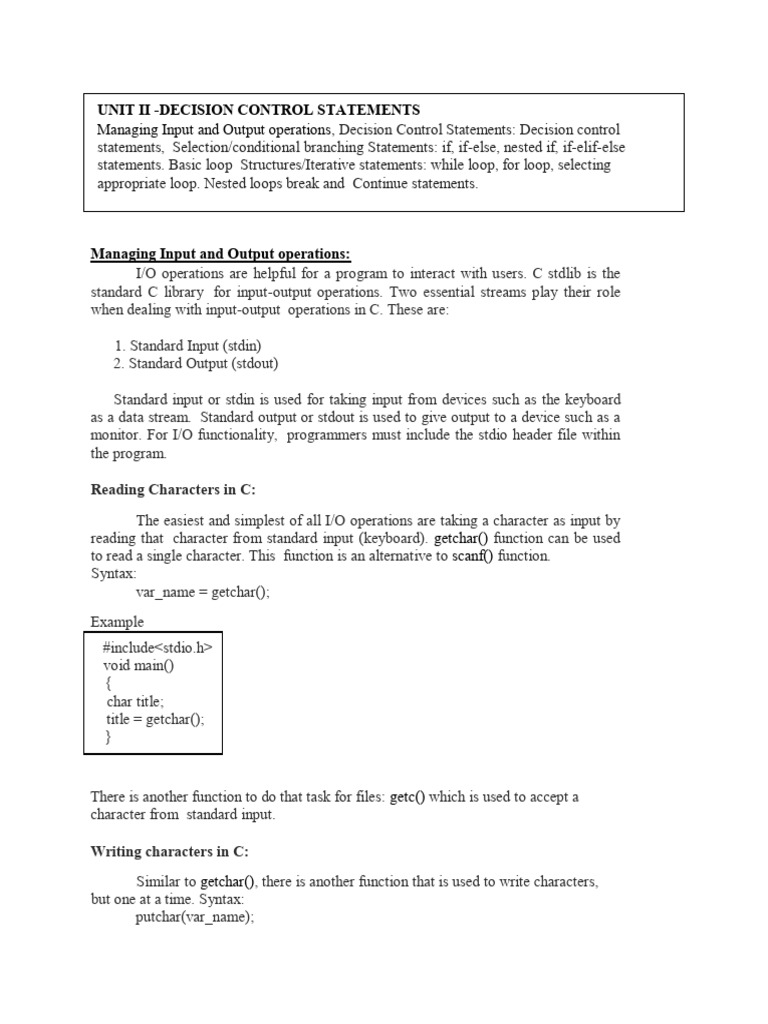 Unit 2 Pdf Control Flow Software Engineering