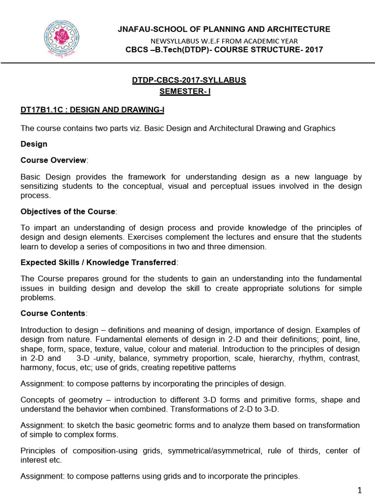 DTDP 2017 CBCS Syllabus 1st-Year | PDF | Matrix (Mathematics) | Pointer (Computer Programming)