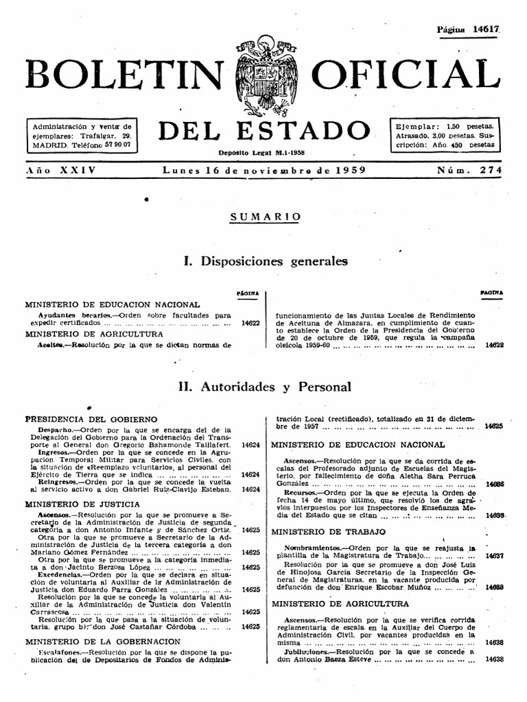 Boe 1959 274 | PDF