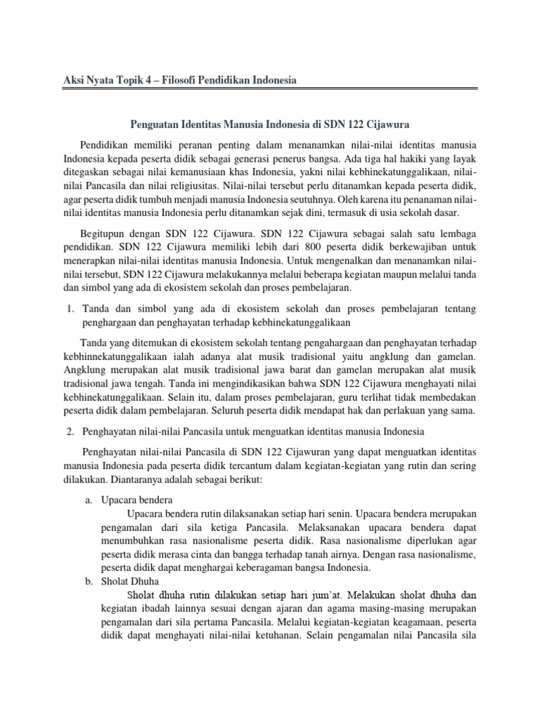 Aksi Nyata Topik 3 FPI | PDF