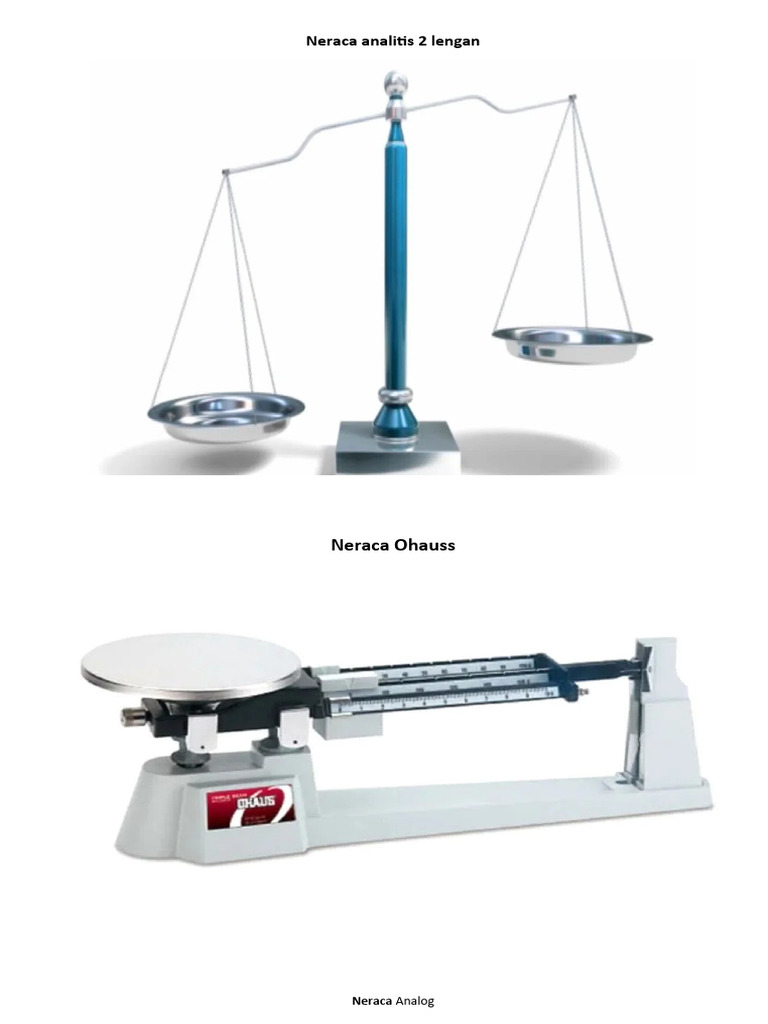 Neraca Analitis 2 Lengan | PDF