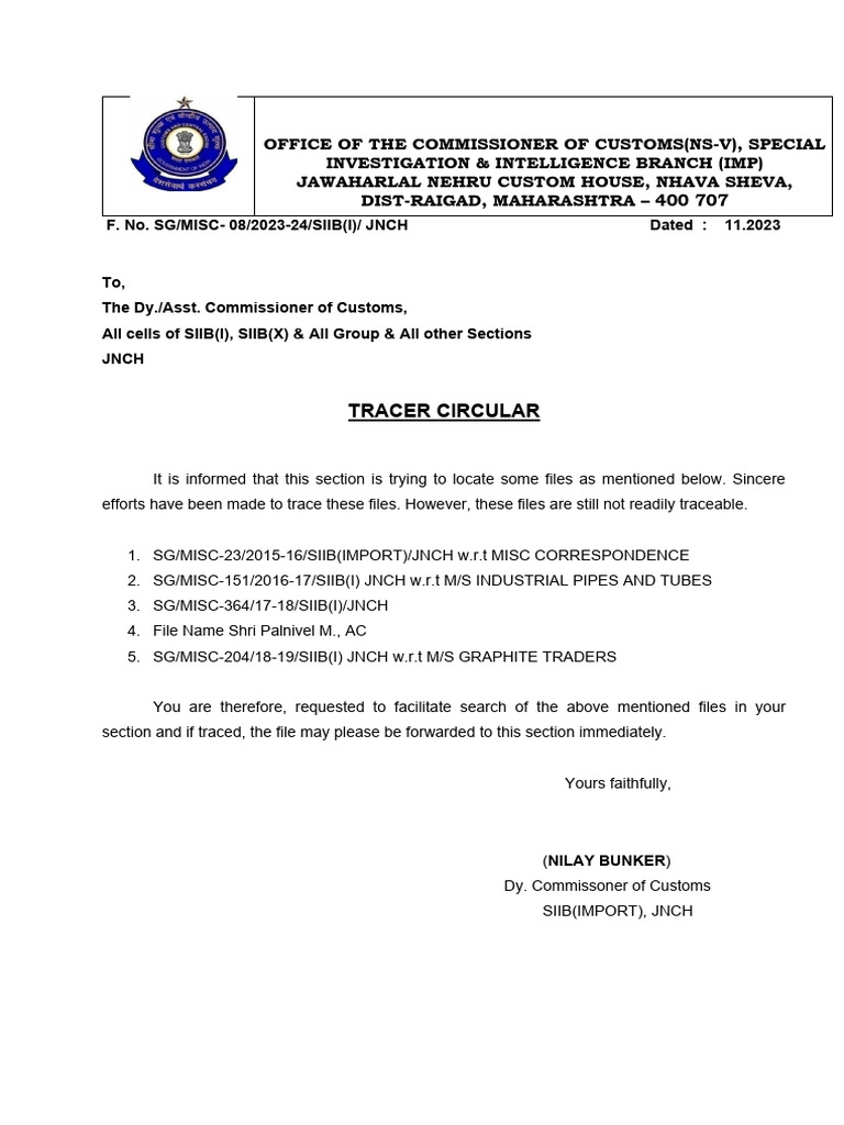 Tracer Circular | PDF | Economy Of India | Financial Services