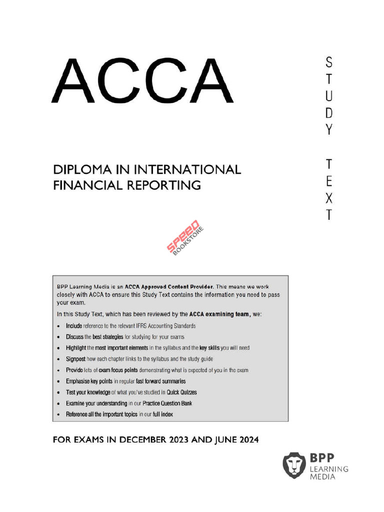 IFRS Diploma Study Text 2024 | PDF
