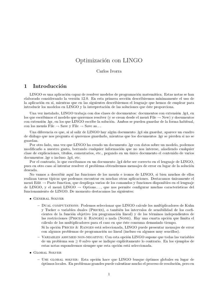 Manual Lingo | PDF | Conjunto (Matemáticas) | Comillas