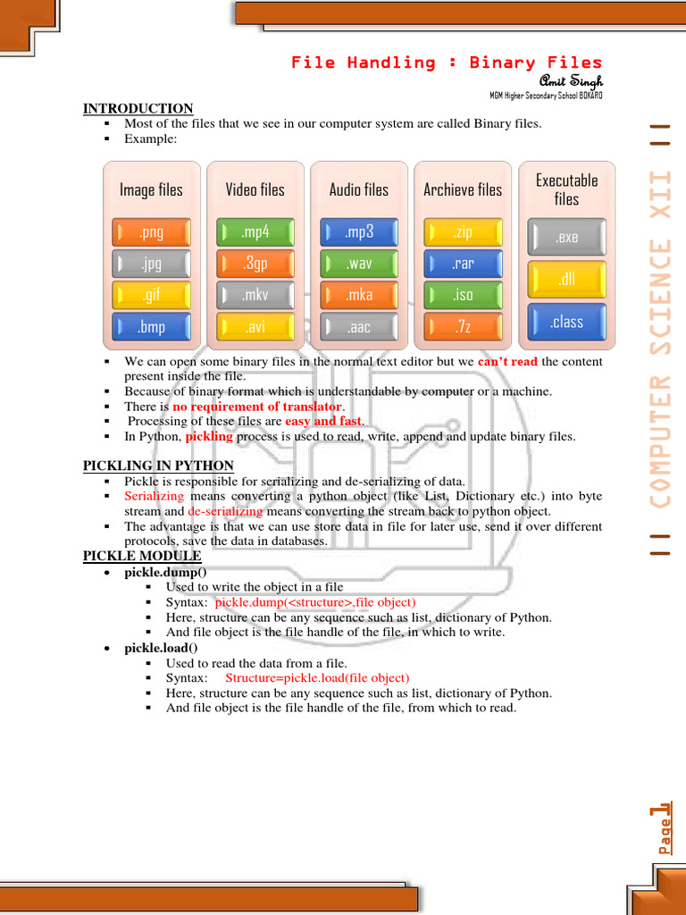 XIIComp SC 46 | PDF | Computer File | Operating System Technology