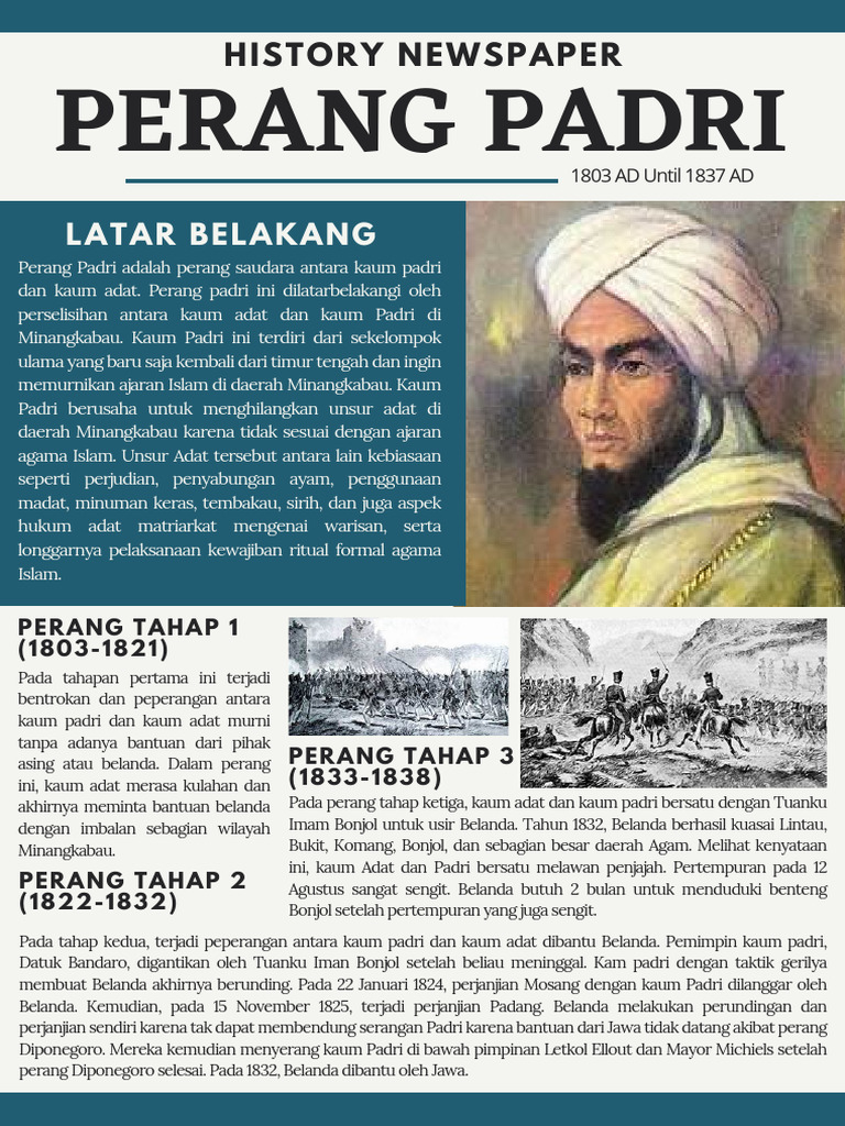 Sejarah Perang Padri | PDF