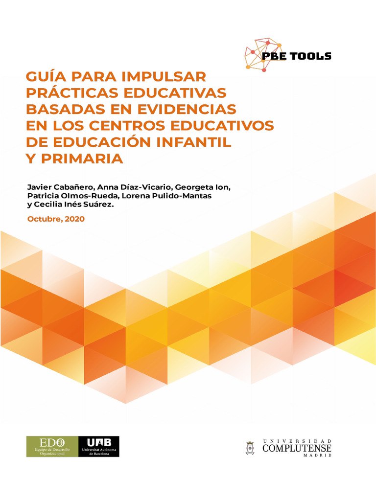 Guia Pbe | PDF | Enseñando | Evaluación