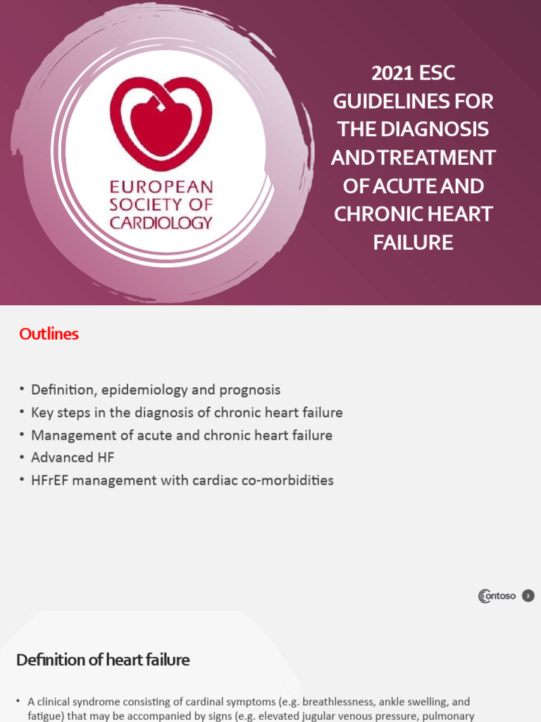 2021 ESC Heart Failure Guidelines | PDF | Heart Failure | Heart