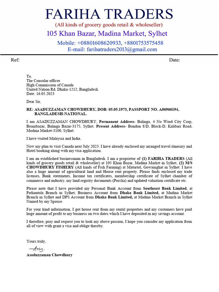 Cover Letter 2 | PDF