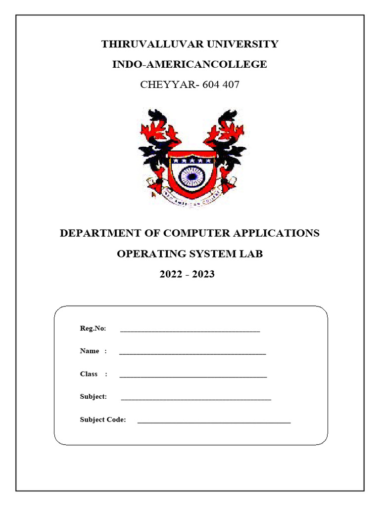 Os Lab | PDF | Computer Program | Programming