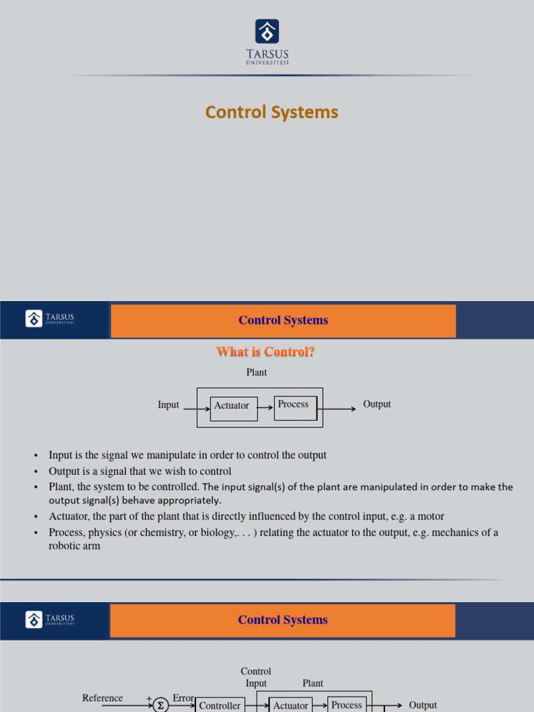 Control Systems | Download Free PDF | Control Theory | Systems Engineering