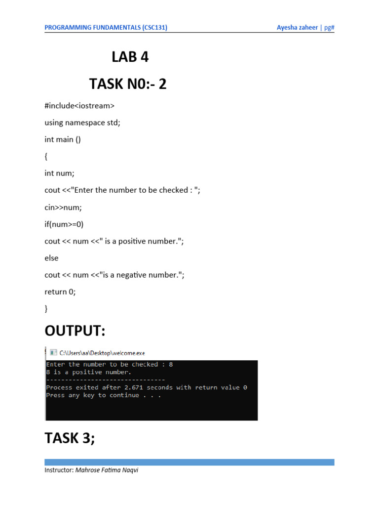 PF Lab 4 | PDF | Computer Programming | Software Engineering